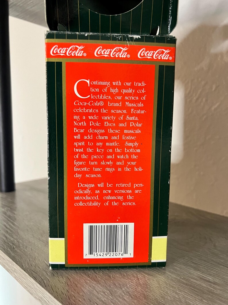 Coca-cola Musical Collection, Polar Bear and Cubs Music Box - Etsy