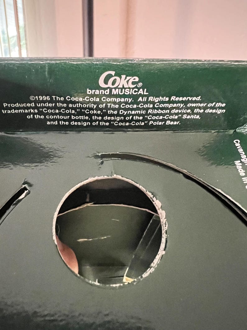 Coca-cola Musical Collection, Polar Bear and Cubs Music Box - Etsy