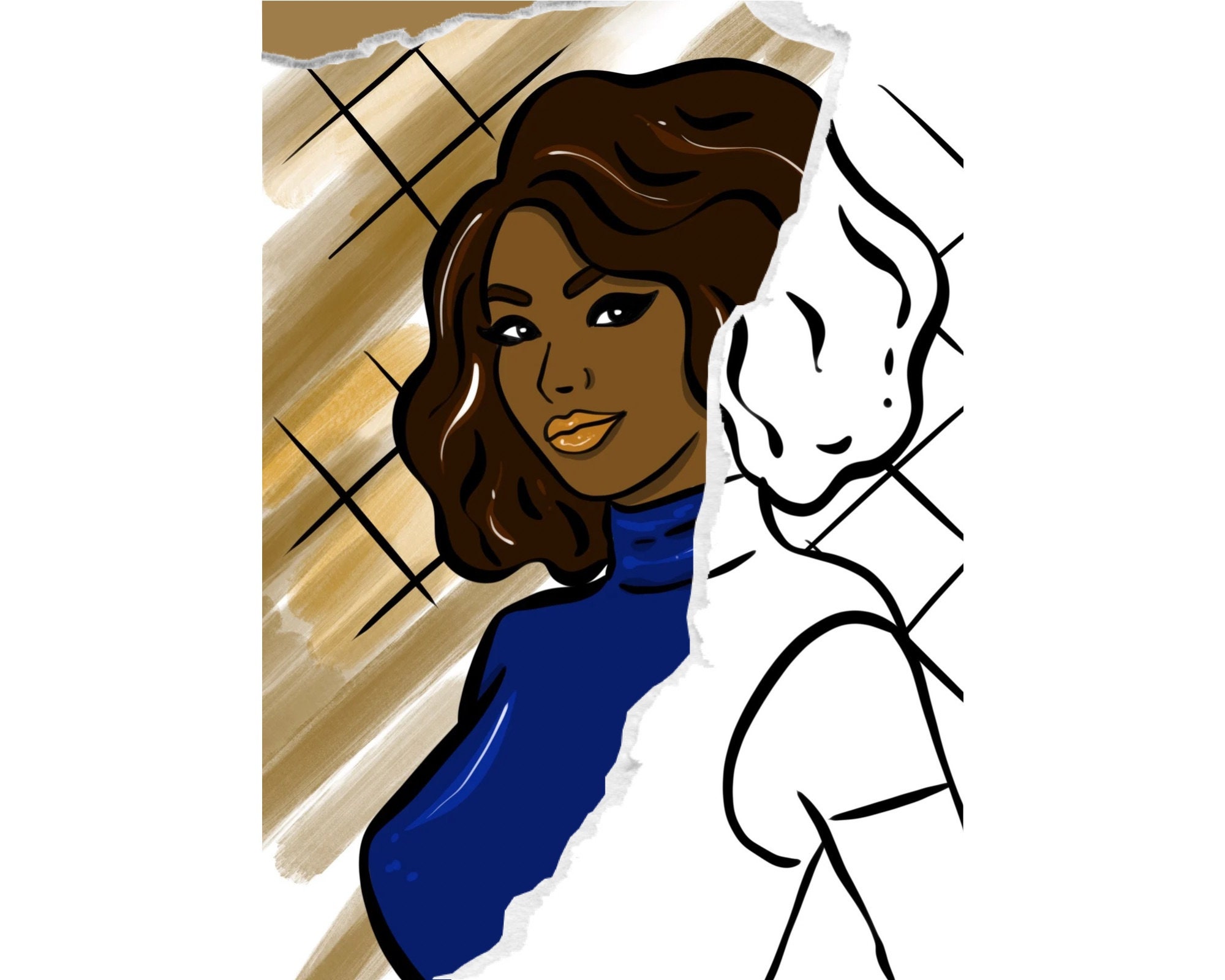 Canvas Printable Bundle / Pre Drawn Outline Canvas/ DIY Canvas/ Party ...