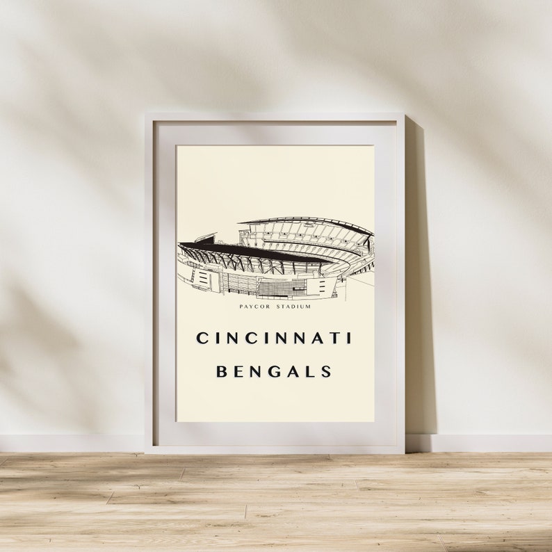 Paycor Stadium Handmade Digital Print - Etsy