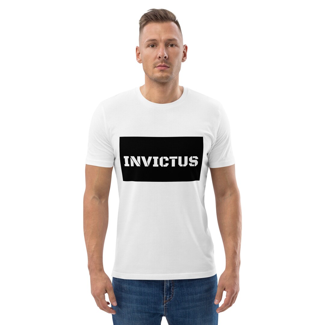 INVICTUS (latin For, Unconquerable) - Unisex Organic Cotton T-shirt - Etsy