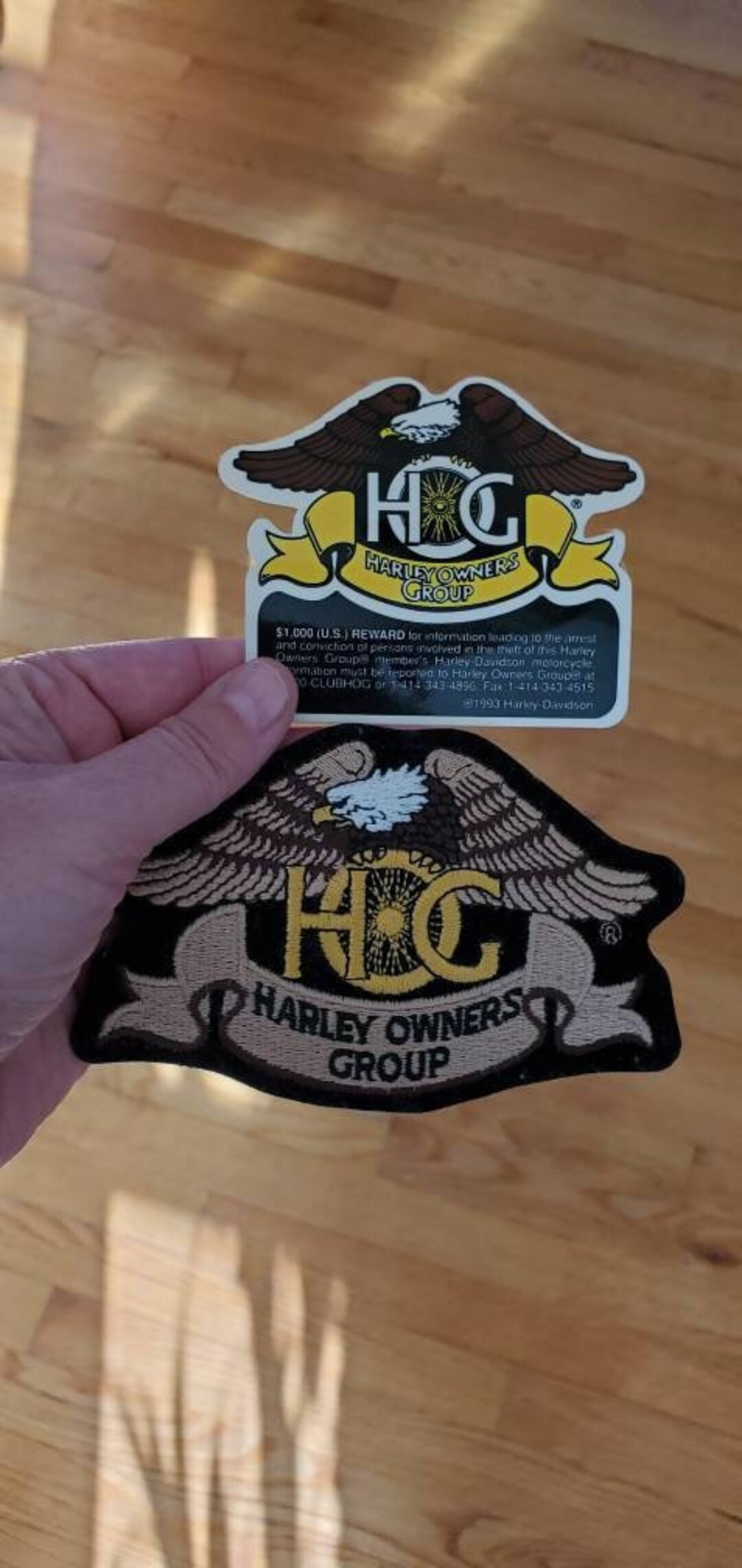 HOG Harley-davidson Patch and Sticker - Etsy