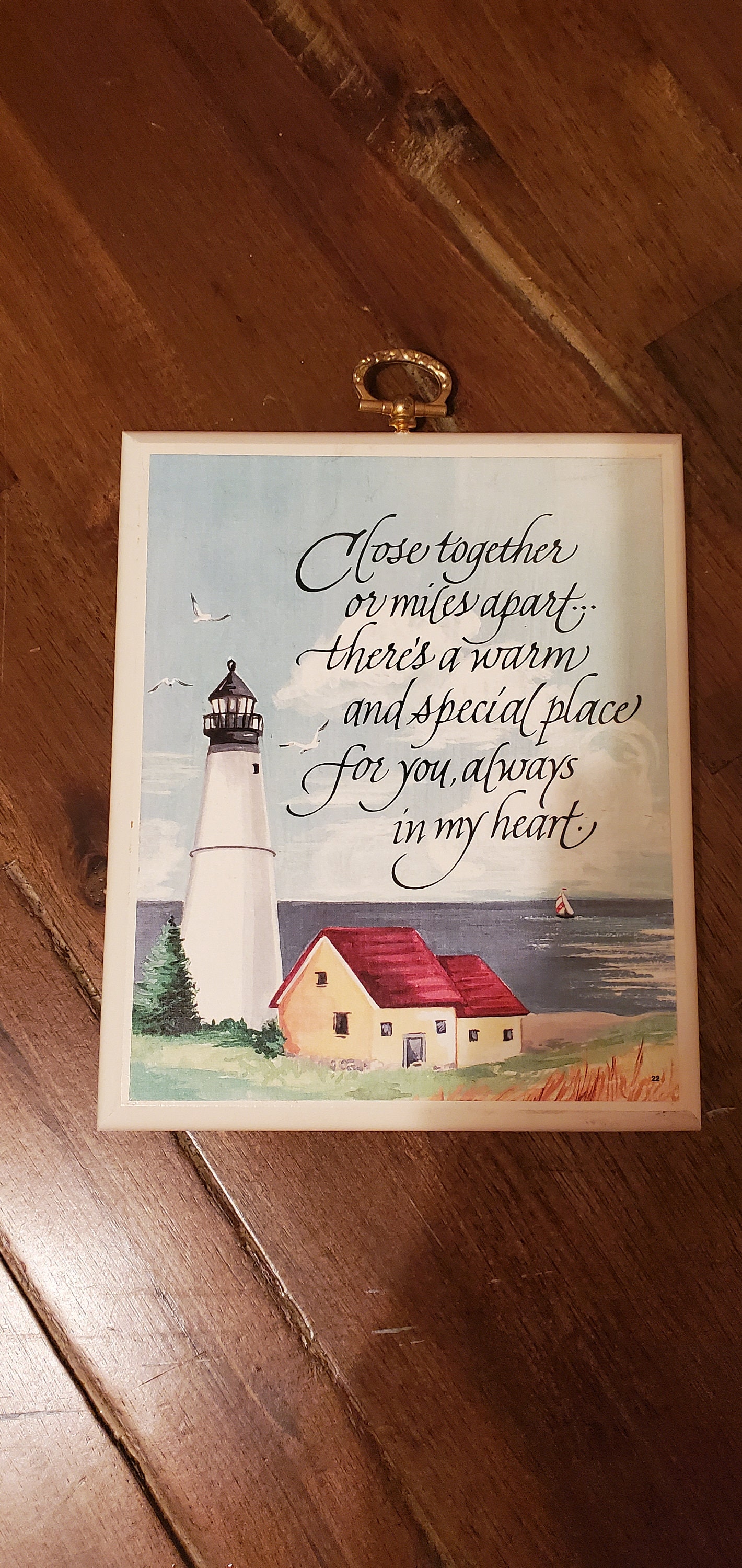 Kathy Ann's Calligraphy Plaques Lighthouse Plaque - Etsy