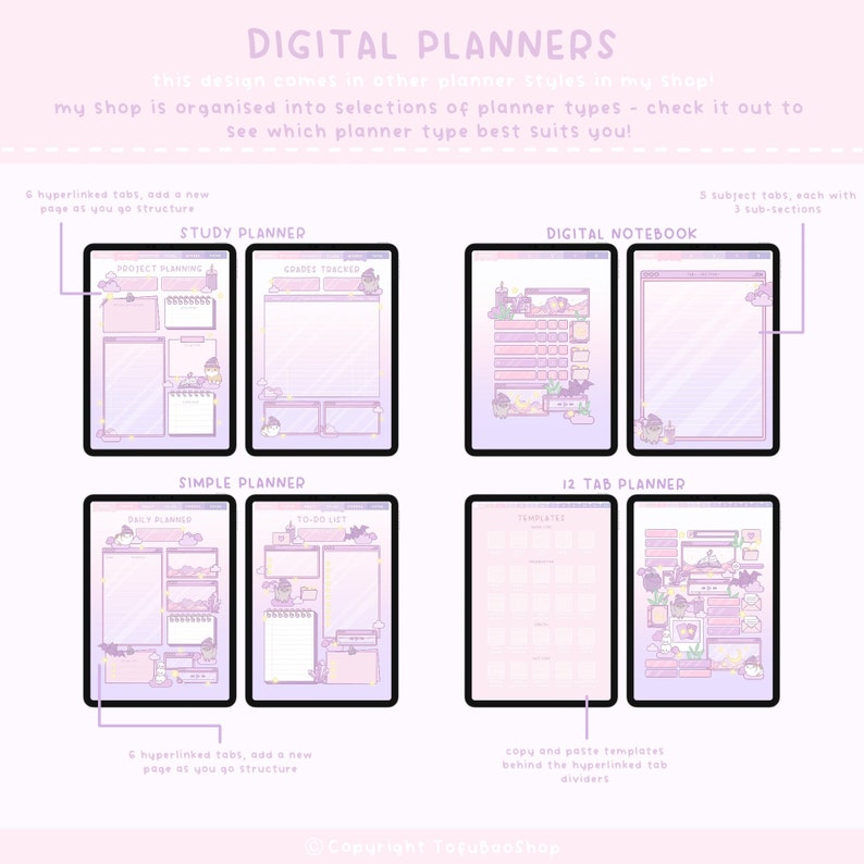 Printable Planner, Cute Planner, Kawaii Planner, Planner Page, Planner ...