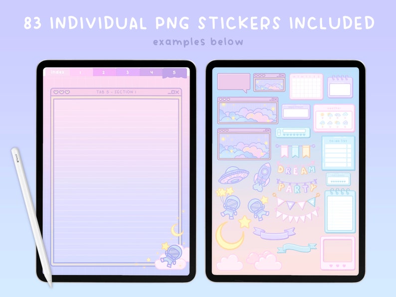 Digital Notebook Cute Digital Notebook Cute Planner Cute - Etsy