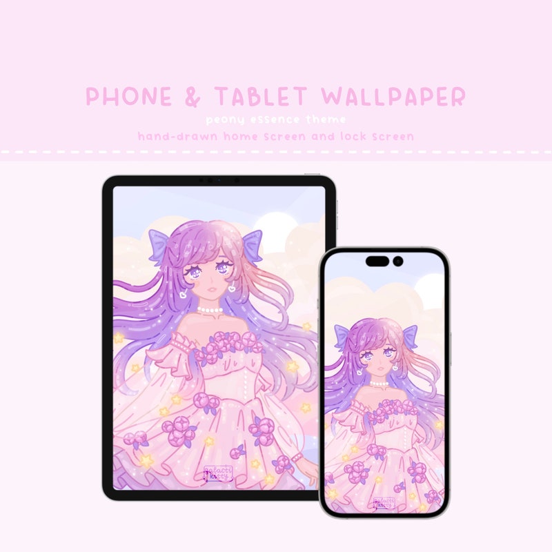 Pink Tablet Wallpaper - Etsy
