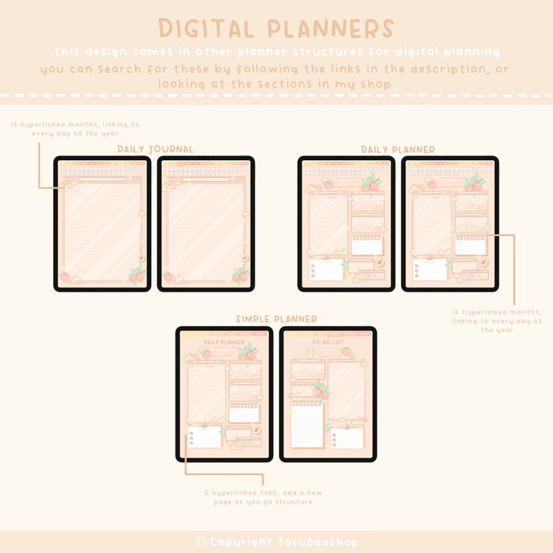 Daily Planner, Cute Daily Planner, Cute Planner, Kawaii Planner ...
