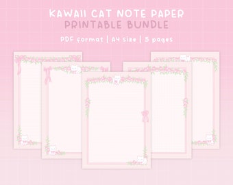 Cute Note Paper - Etsy