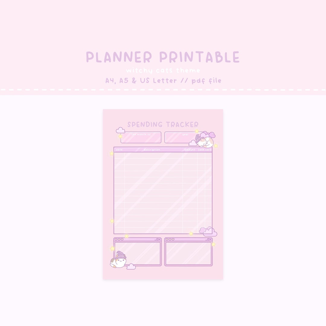 Printable, Planner Insert, Kawaii Planner, Cute Planner, Cute Daily ...