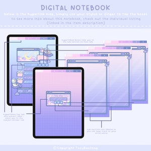 Kawaii Digital Planner, Planner Bundle, Cute Digital Planner, Kawaii ...