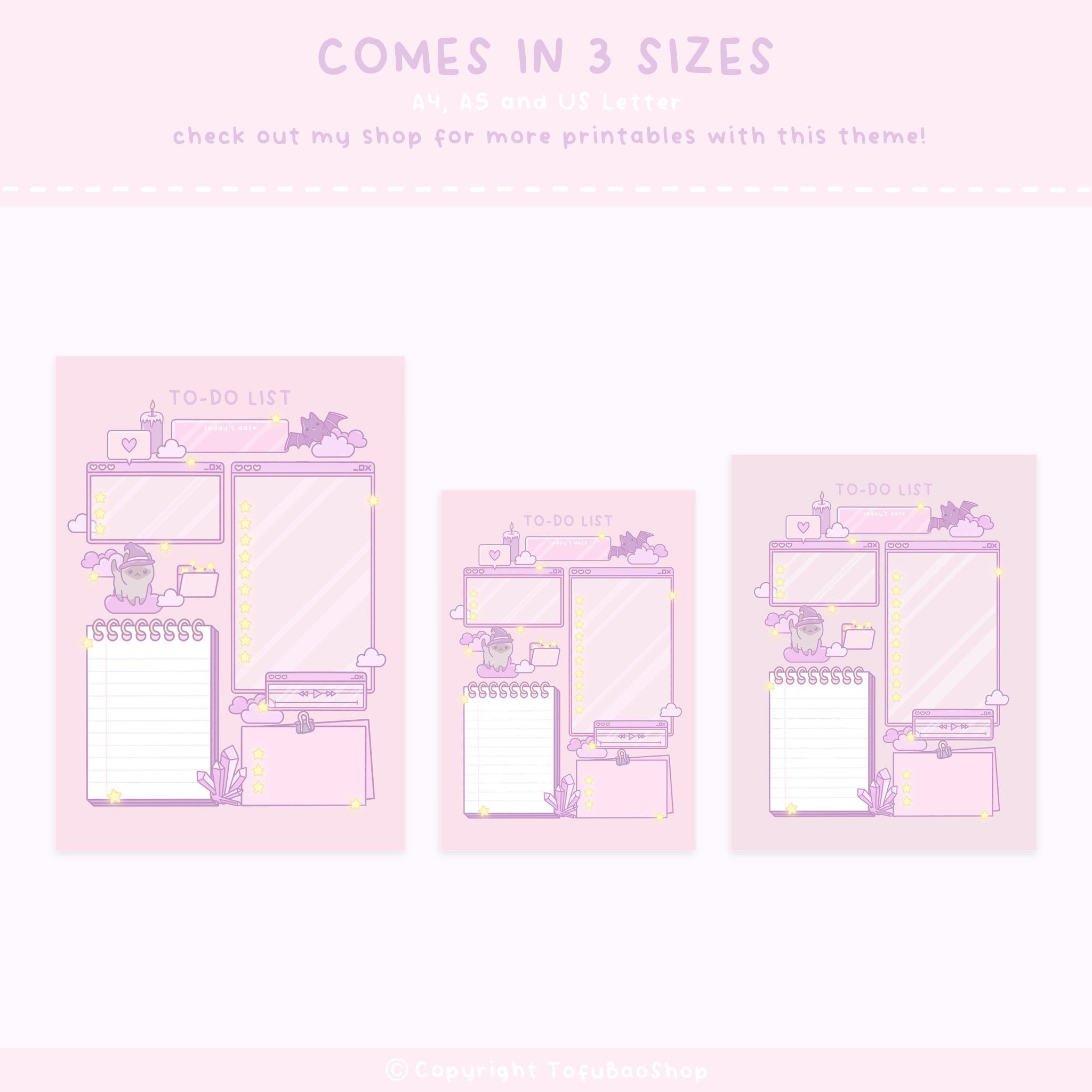 Printable Planner, Cute Planner, Kawaii Planner, Planner Page, Planner ...