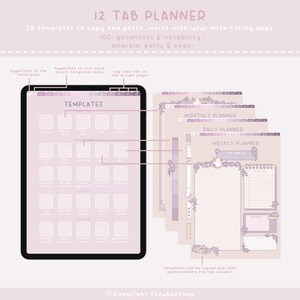 Digital Planner Bundle, Digital Bundle, Digital Planner, Kawaii Planner ...