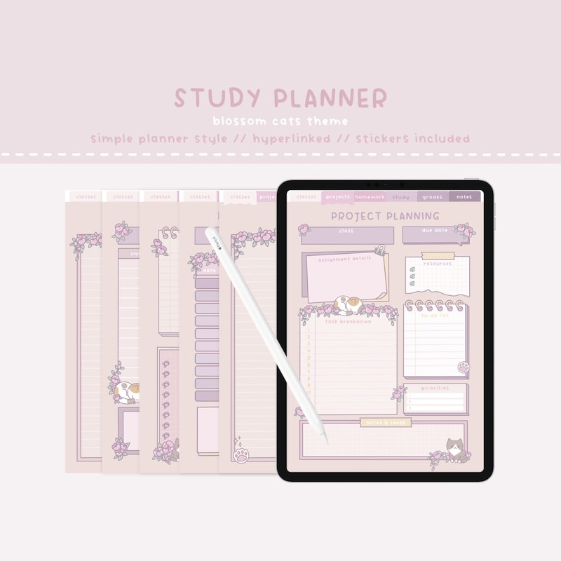Study Planner - Etsy