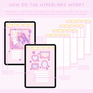 Digital Notebook, Kawaii Notebook, Cute Notebook, Cute Digital Notebook ...