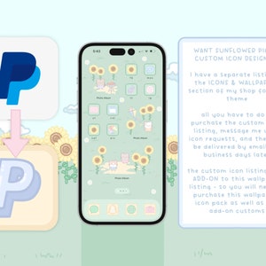 App Icons Kawaii Wallpaper Kawaii Phone Theme Cute Phone - Etsy