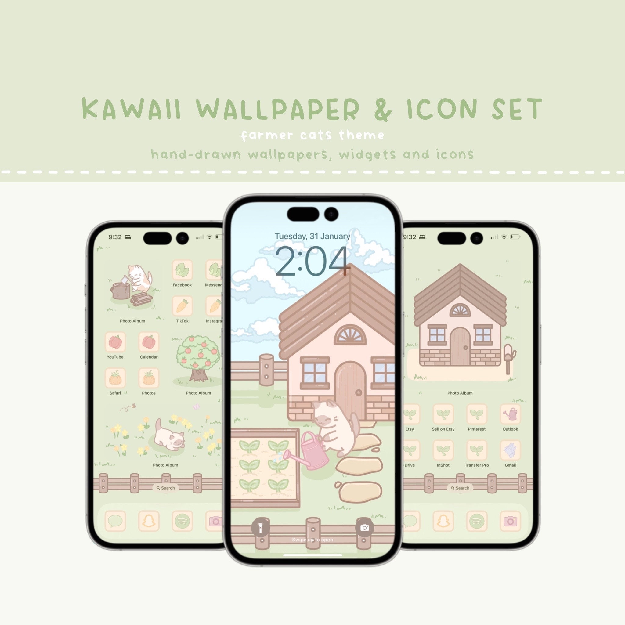 App Icon Set, Kawaii Aesthetic, Kawaii Cats, Kawaii Wallpaper, Kawaii ...