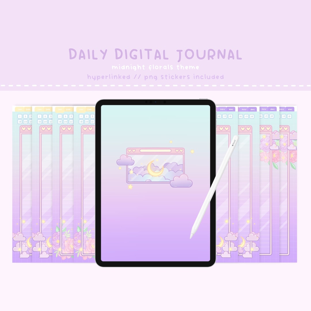 Cute Digital Planner, Kawaii Digital Planner, Cute Planner, Kawaii ...
