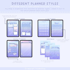 Kawaii Digital Planner, Planner Bundle, Cute Digital Planner, Kawaii ...