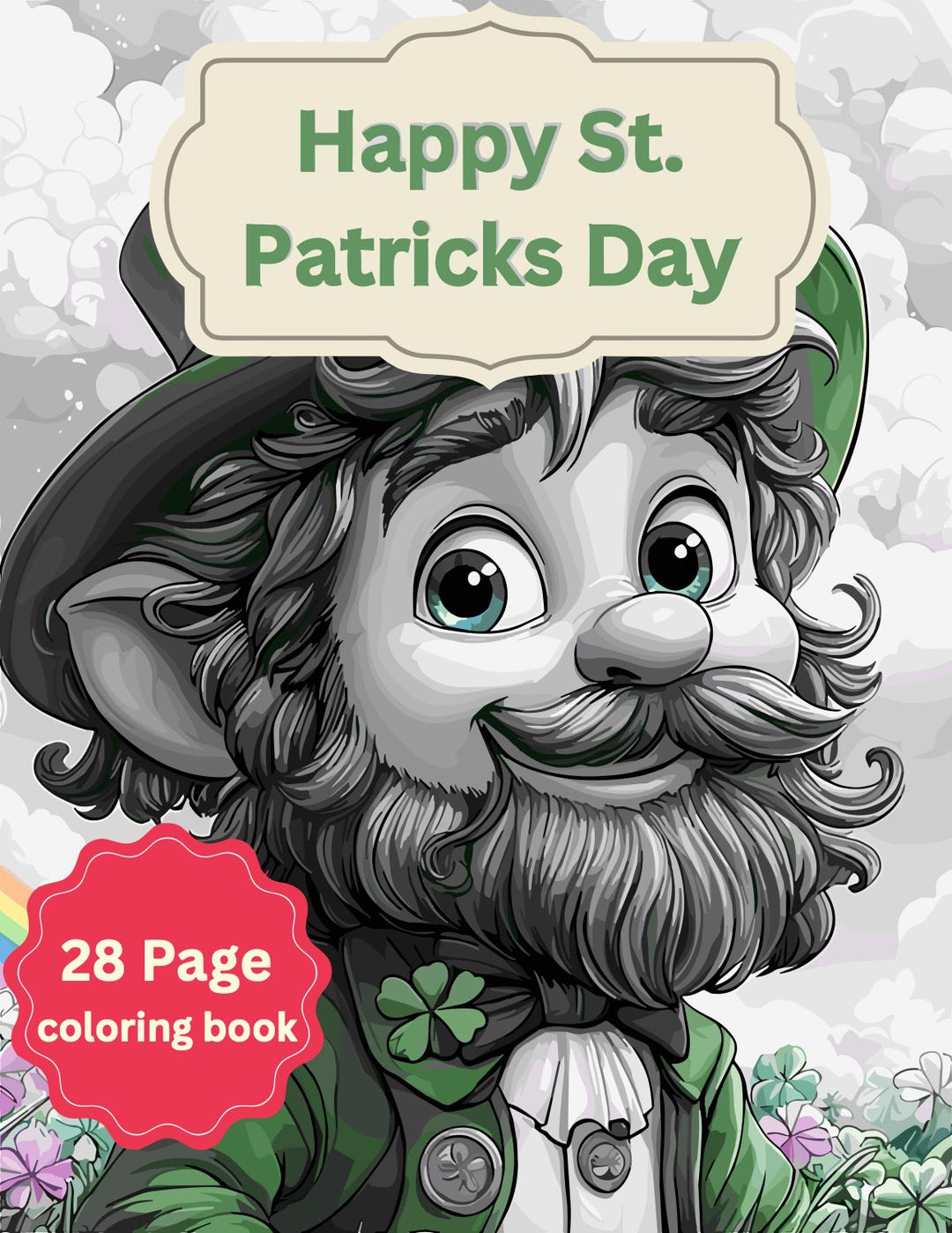 St. Patrick’s Day Coloring Book for Kids: Fun Leprechauns, Shamrocks ...