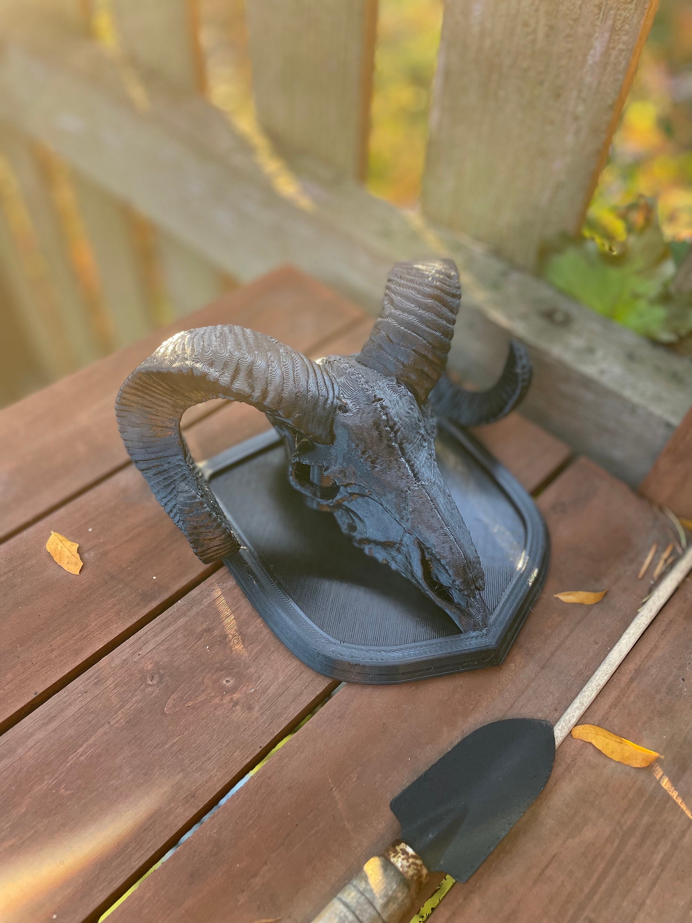 Real Style Ram Skull With Horns V2 Emblem Fits 2006-08 RAM - Etsy