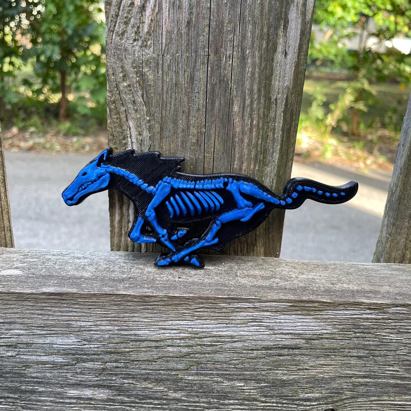 Blue Green Mustang 2025 - Etsy