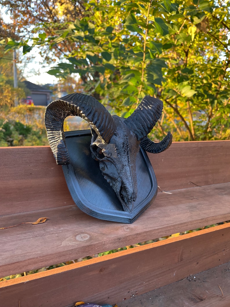 Real Style Ram Skull With Horns Emblem Fits 2009 4th Gen RAM - Etsy