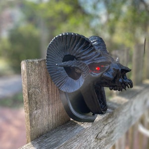 Evil RAM Skull V3 Emblem With 12v Leds Fits 09+ 4th Gen RAM Pickup ...