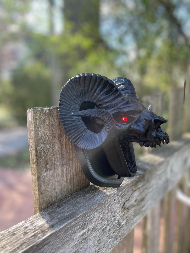 Evil RAM Skull V3 Emblem With 12v Leds Fits 09-19 4th Gen RAM Pickup ...