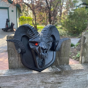 Evil RAM Skull V3 Emblem With 12v Leds Fits 09+ 4th Gen RAM Pickup ...