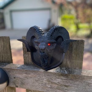 Evil RAM Skull V3 Emblem With 12v Leds Fits 09+ 4th Gen RAM Pickup ...