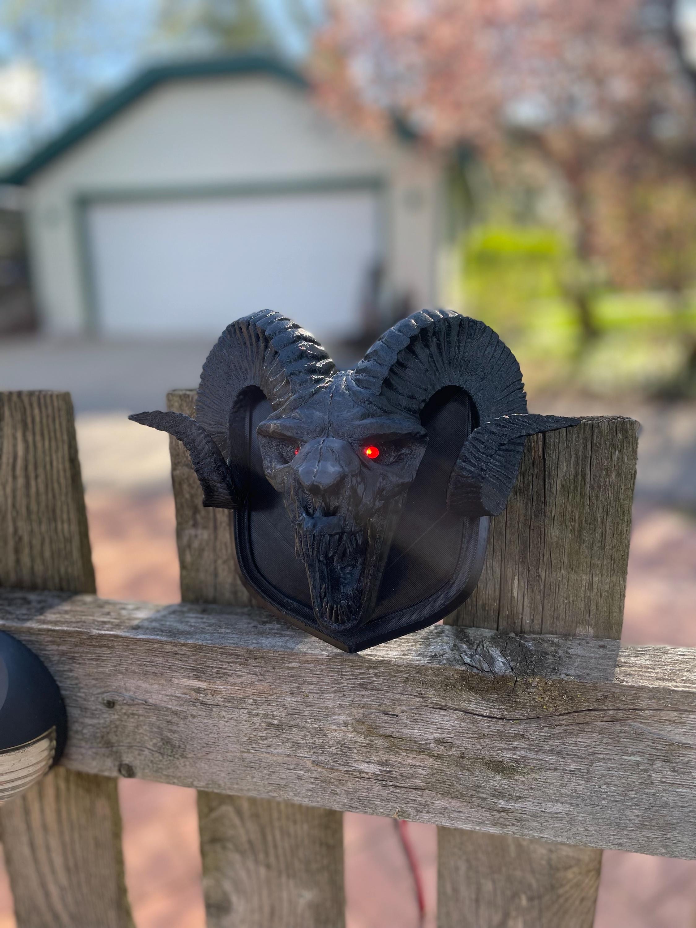 Evil RAM Skull V3 Emblem With 12v Leds Fits 09-19 4th Gen RAM Pickup ...