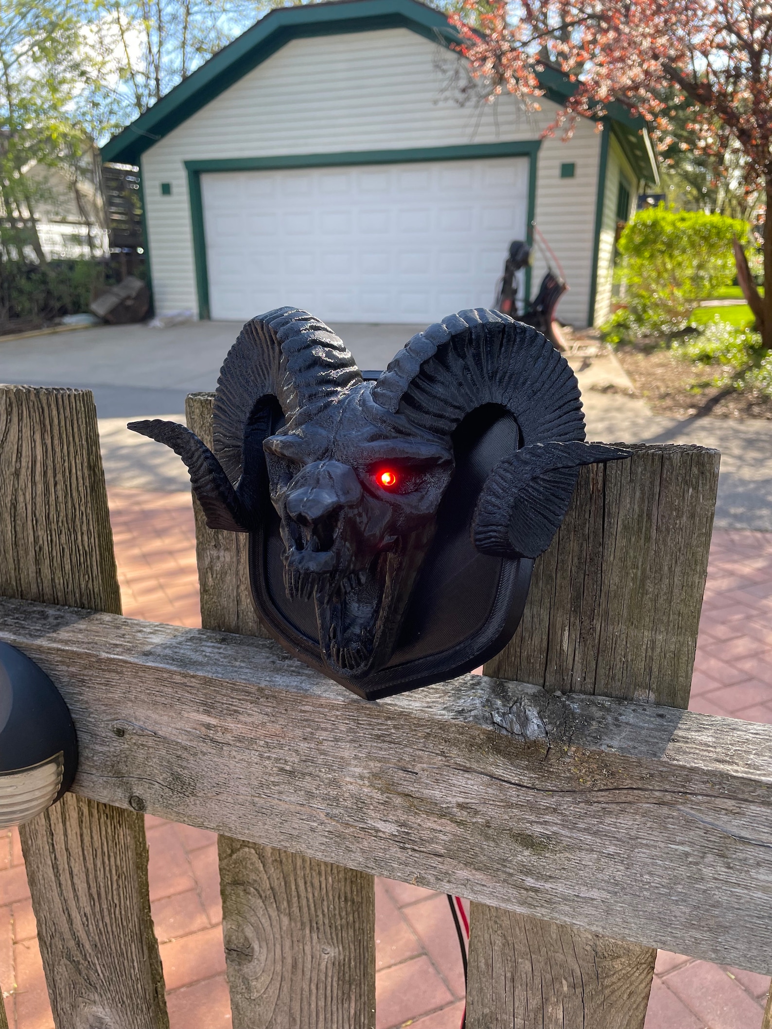 Evil RAM Skull V3 Emblem With 12v Leds Fits 09-19 4th Gen RAM Pickup ...
