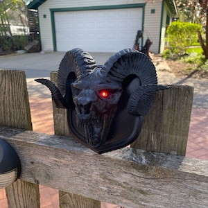 Evil RAM Skull V3 Emblem With 12v Leds Fits 09+ 4th Gen RAM Pickup ...