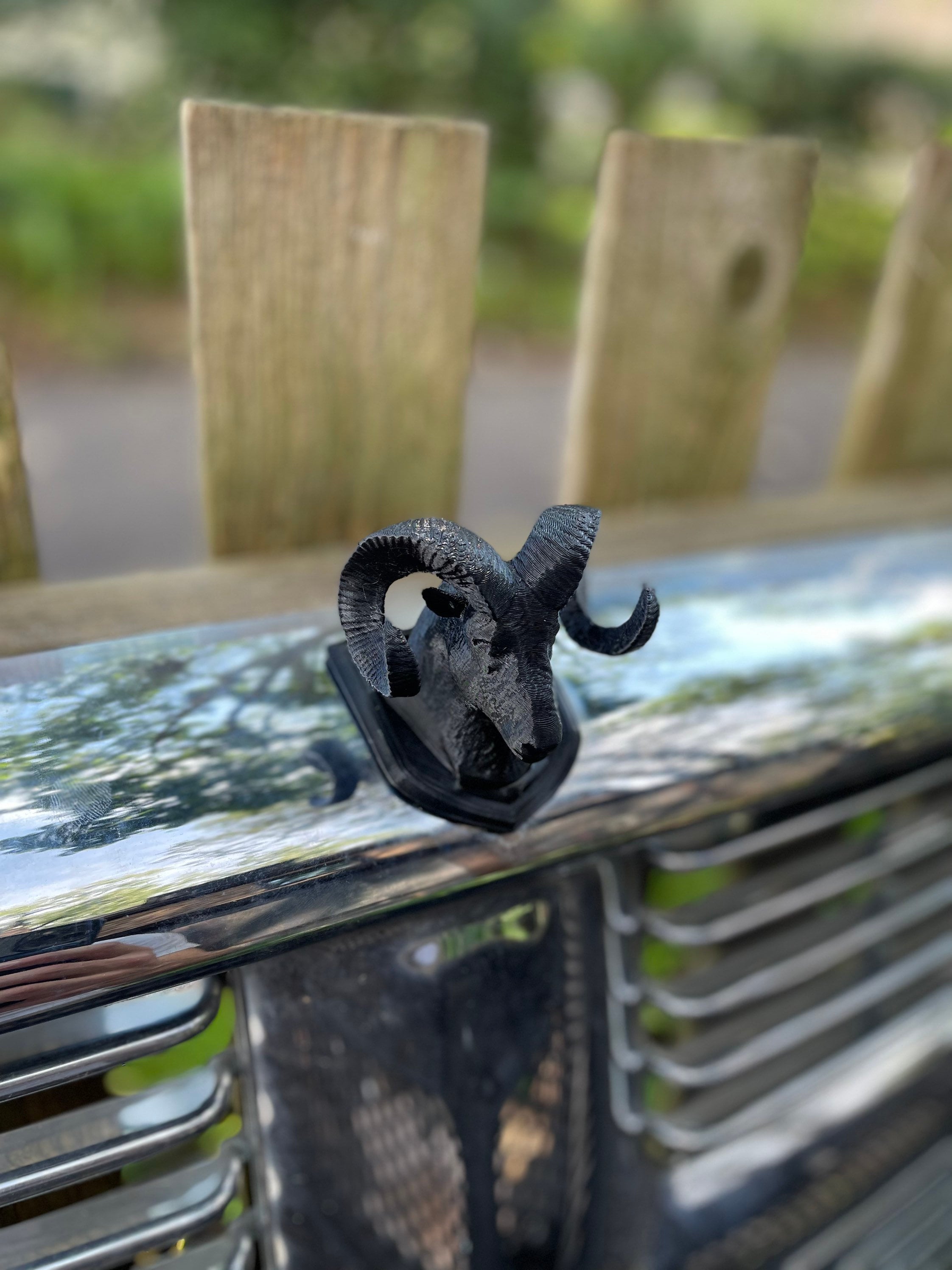 3rd Gen 02-06 Grill Ram Head Badge Ornament Emblem Fits Ram 1500, 2500 ...