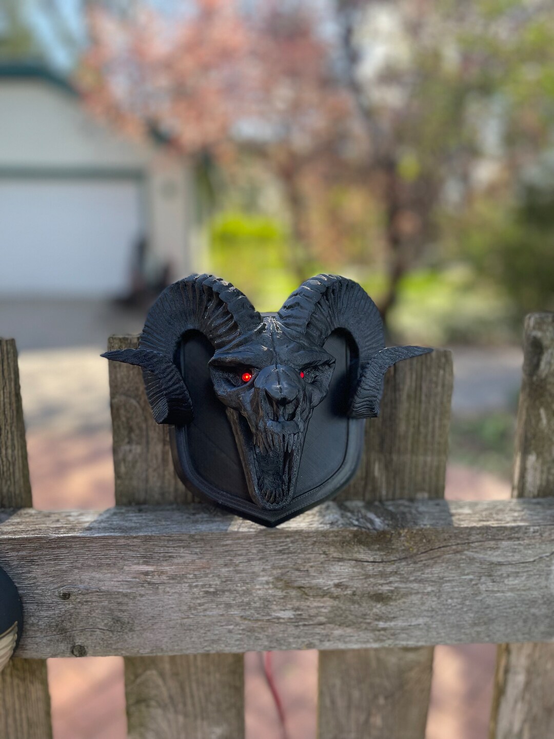 Evil RAM Skull V3 Emblem With 12v Leds Fits 09+ 4th Gen RAM Pickup ...