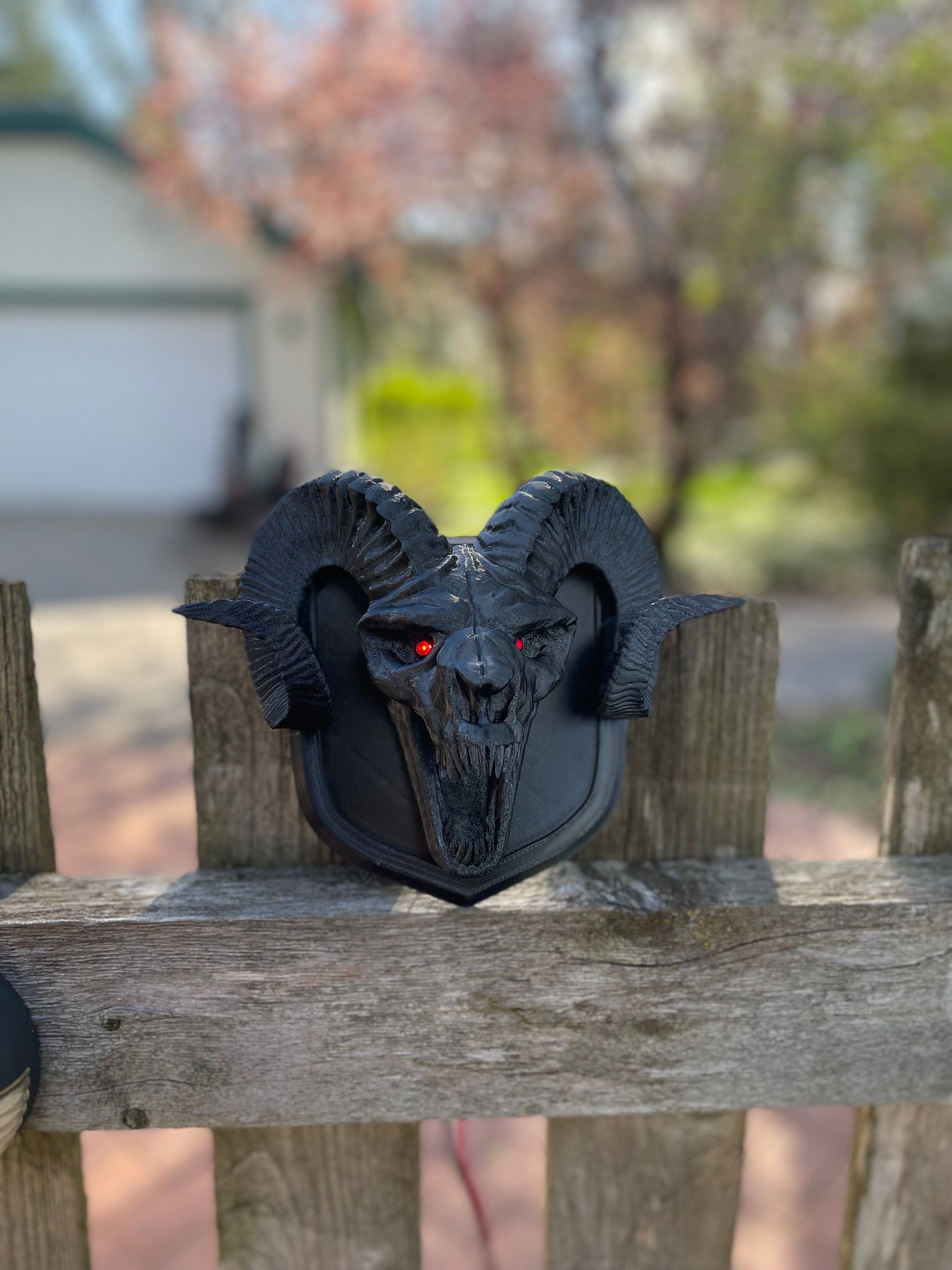 Evil RAM Skull V3 Emblem With 12v Leds Fits 09-19 4th Gen RAM Pickup ...
