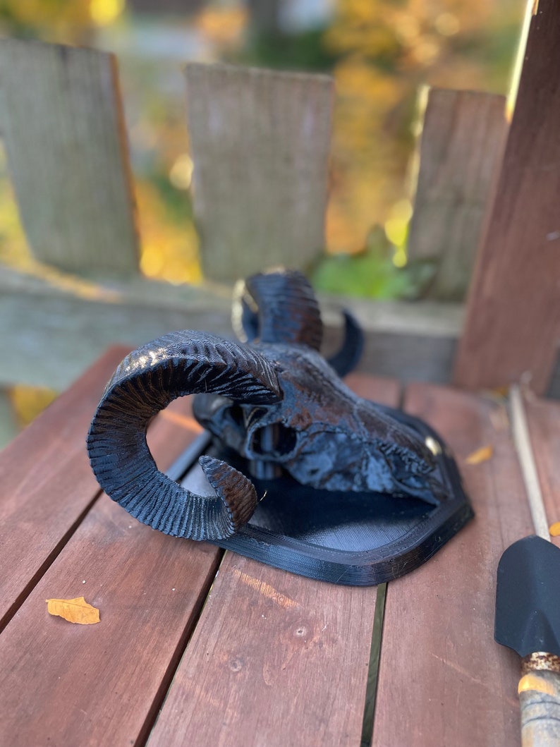 Real Style Ram Skull With Horns Emblem Fits 2009 4th Gen RAM - Etsy