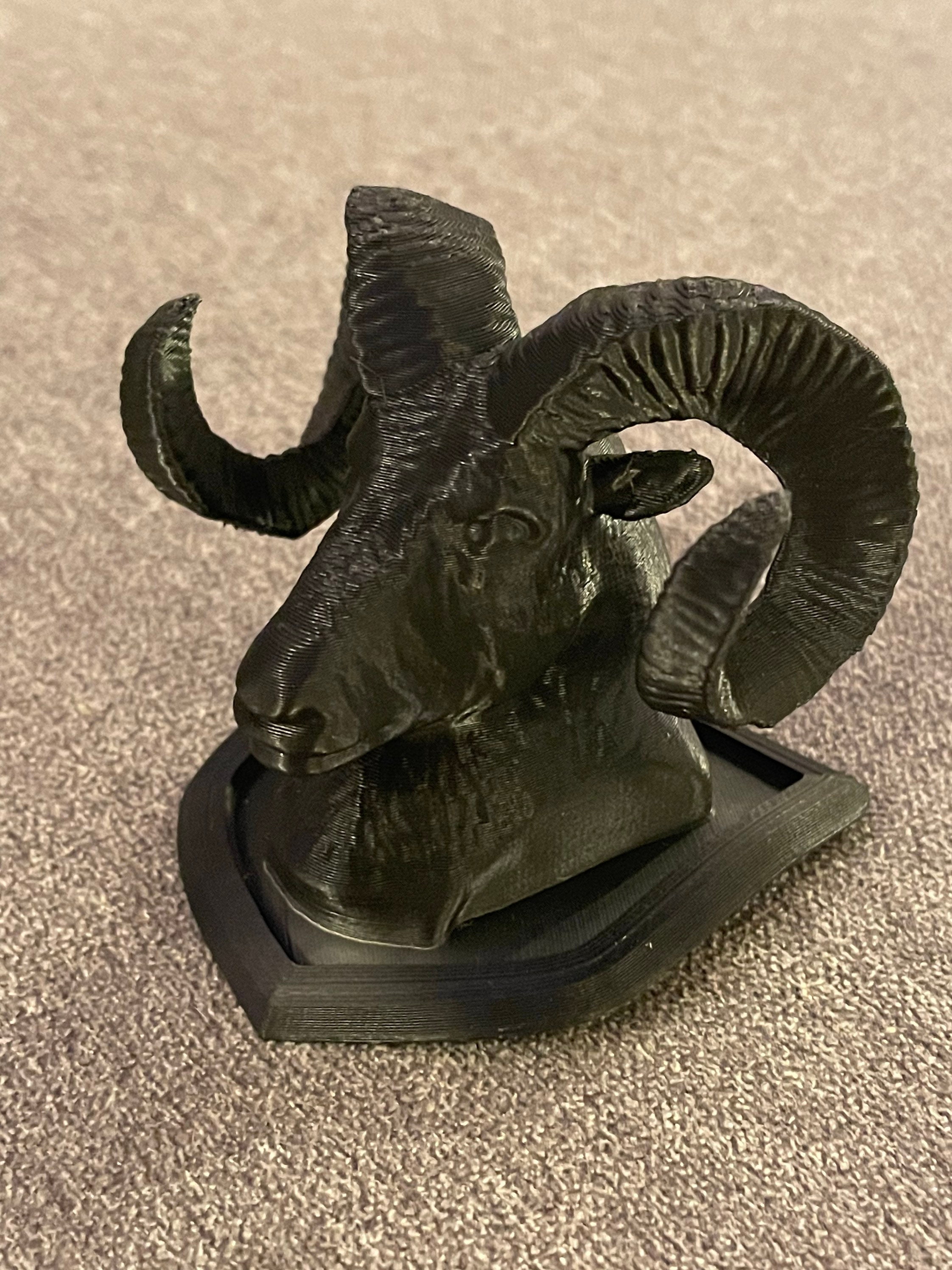 Dodge Ram Head Drawing