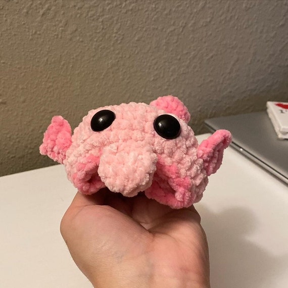 Blobfish Crochet Amigurumi Plushy - Etsy