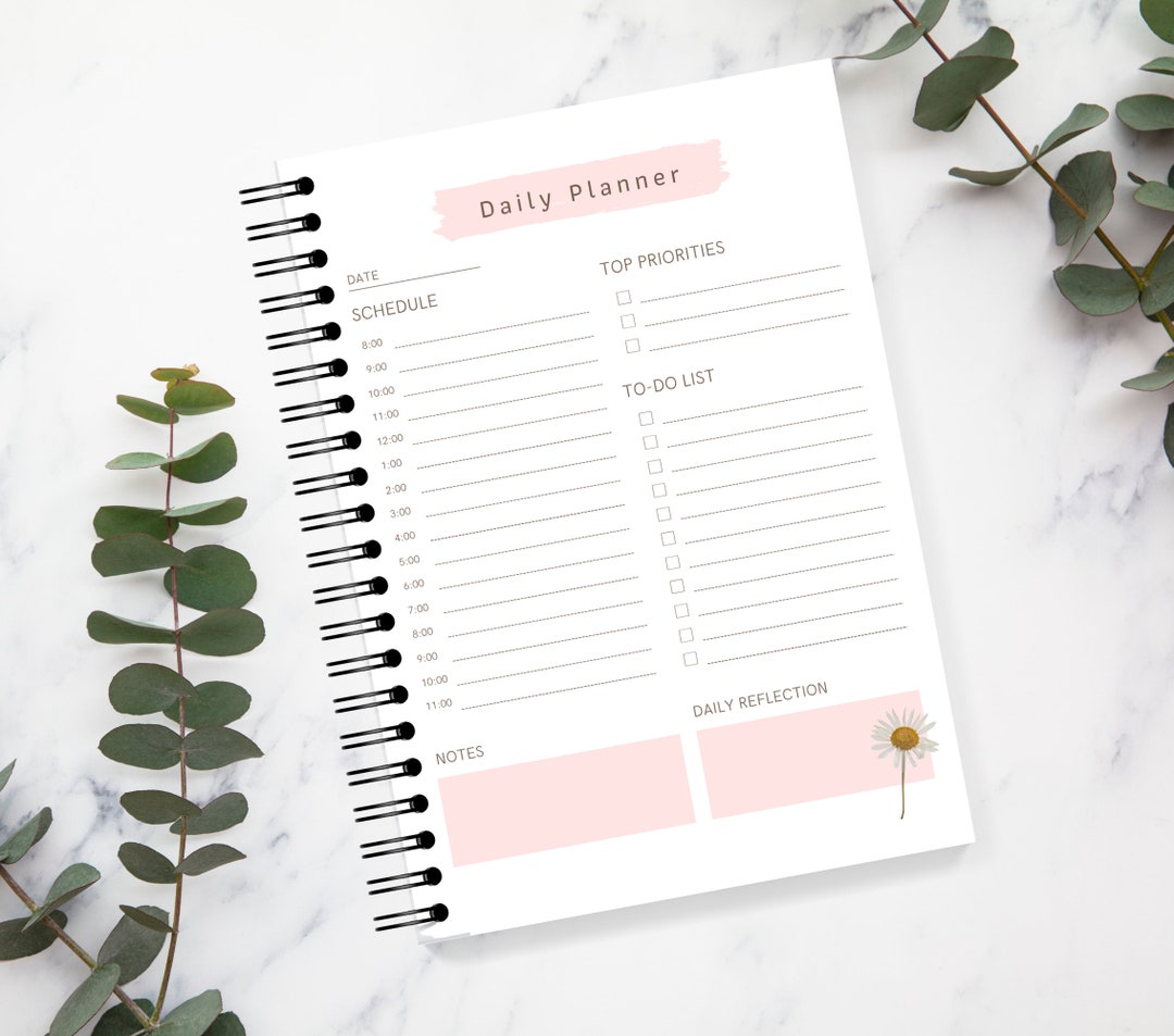 Daily Planner, Digital Planner, Printable Planner , Daily Printable ...