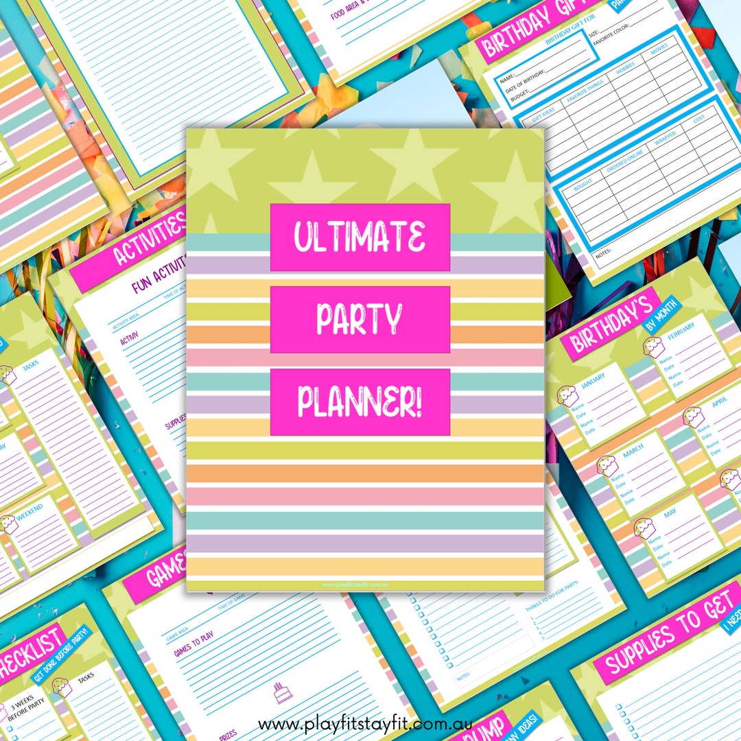 Ultimate Birthday Party Planner, Birthday Planner, Event Planner ...