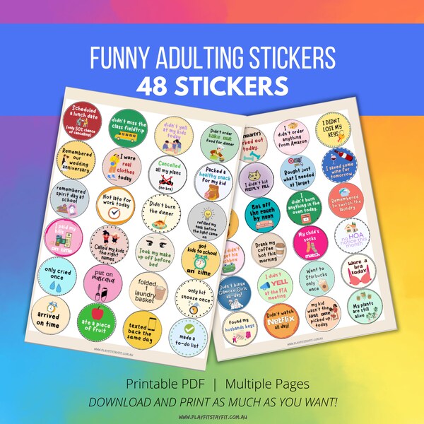 Adult Stickers - Etsy