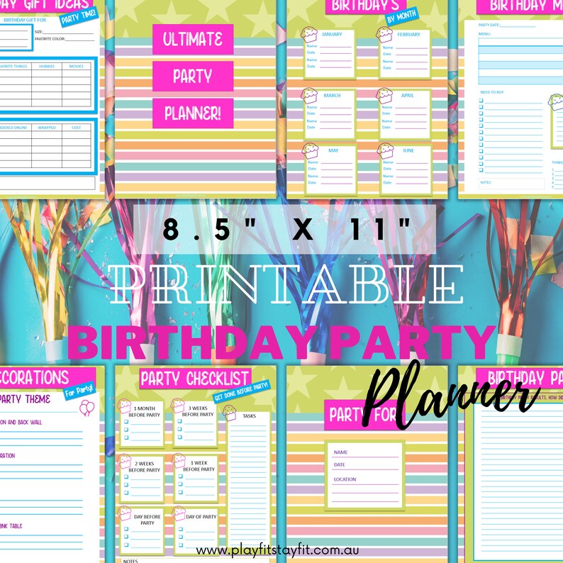 Ultimate Birthday Party Planner, Birthday Planner, Event Planner ...