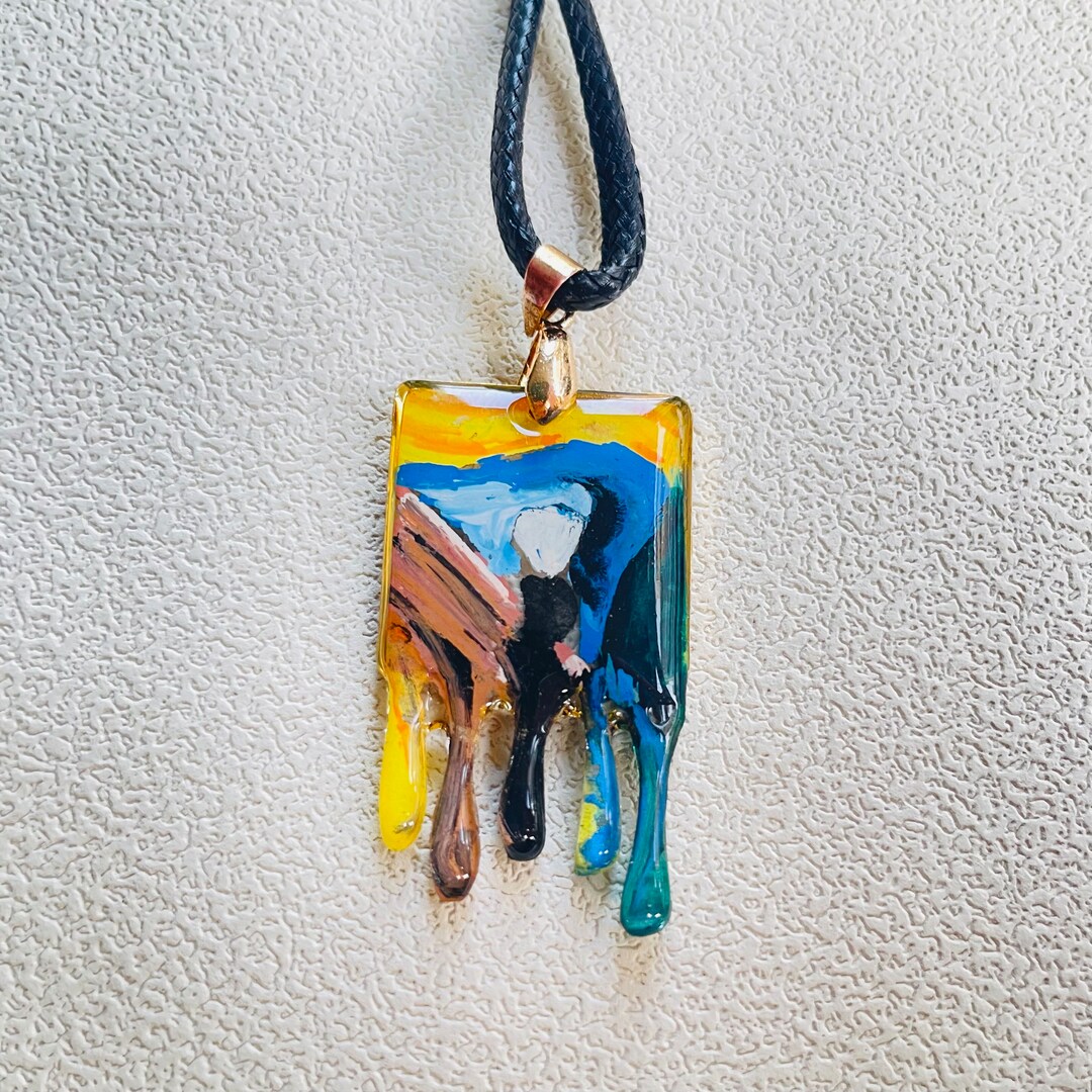 THE SCREAM NECKLACE, Artwork by Edvard Munch, Art Artist Painter ...
