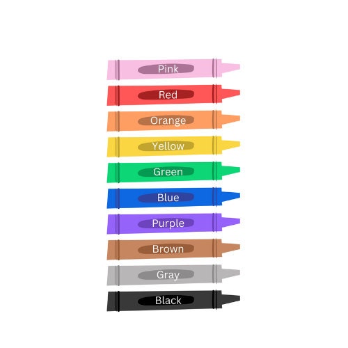 Crayon Colors Poster - Etsy