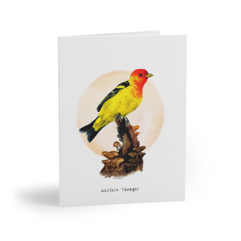 Western Tanager Greeting Cards - Etsy