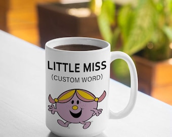 Personalized Little Miss Mug - Etsy