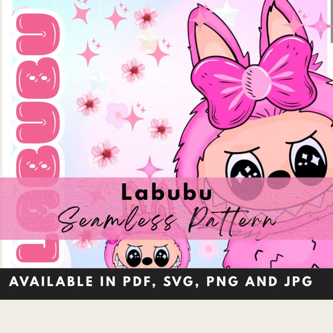 Labubu SVG, Cute Labubu Digital Print SVG, Labubu Clipart for Cricut ...