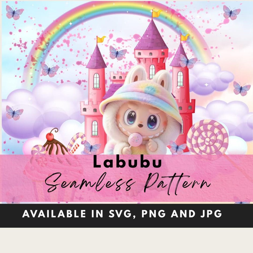 Labubu Character Print: High-resolution PNG for Mugs, Bottles, Bags ...
