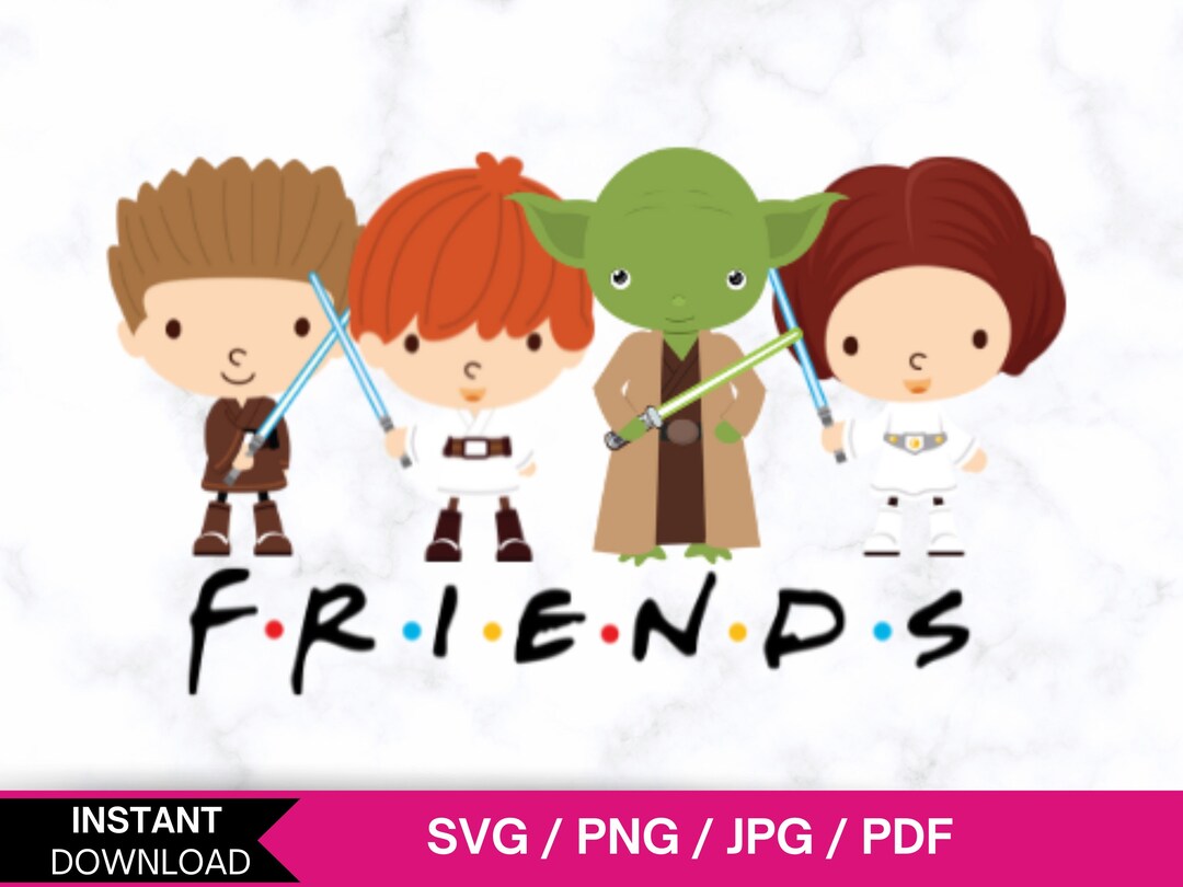 Baby Yoda Friends Svg, Baby Yoda Svg, Baby Yoda Clipart, Png Cut File ...